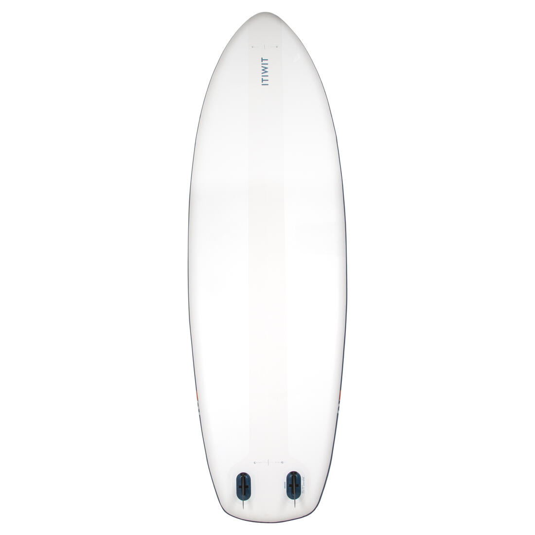 Ultra-compact and stable 10-foot (max. 130 kg) SUP white and blue ...