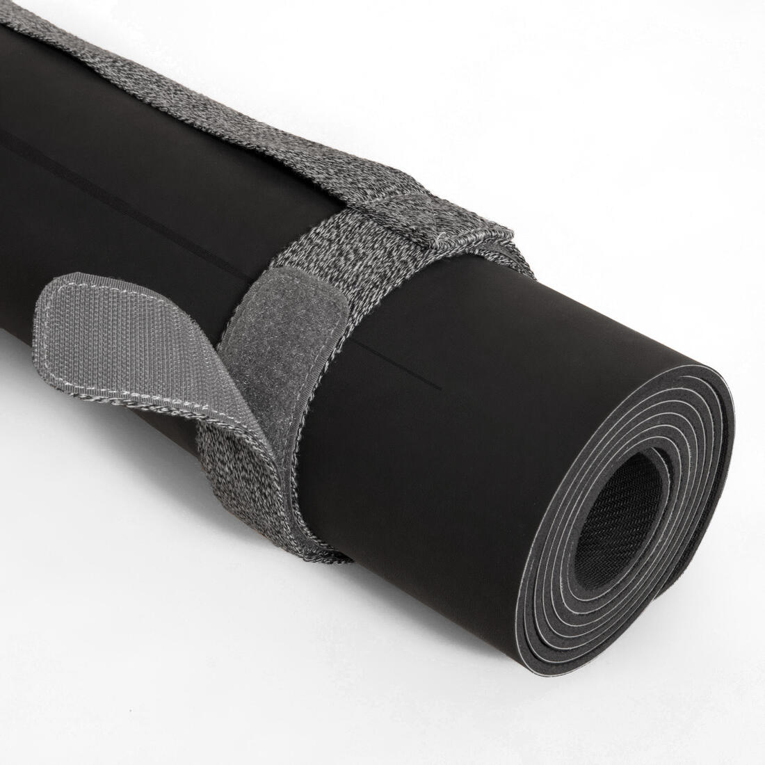 Adjustable Yoga Mat Strap - Mottled Grey – Decathlon Kuwait