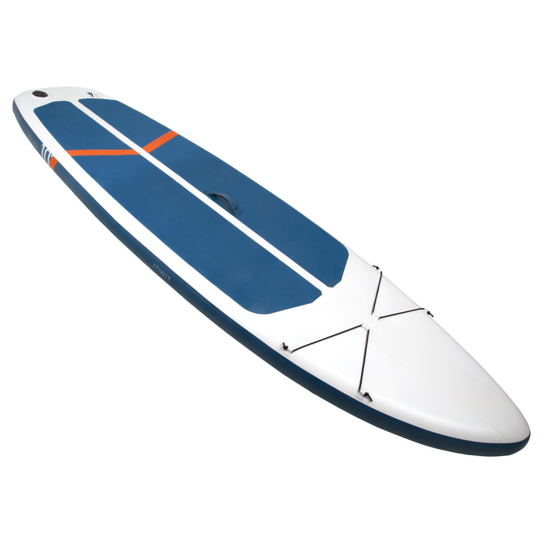 Ultra-compact and stable 10-foot (max. 130 kg) SUP white and blue ...
