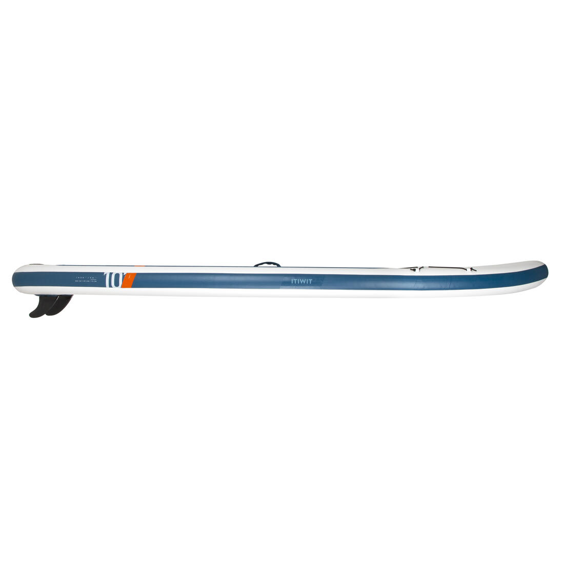 Ultra-compact and stable 10-foot (max. 130 kg) SUP white and blue ...